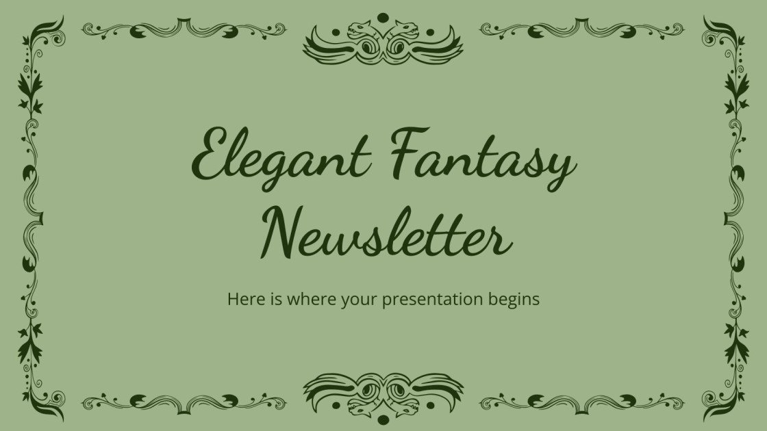 Free fantasy themed Google Slides and PowerPoint Templates