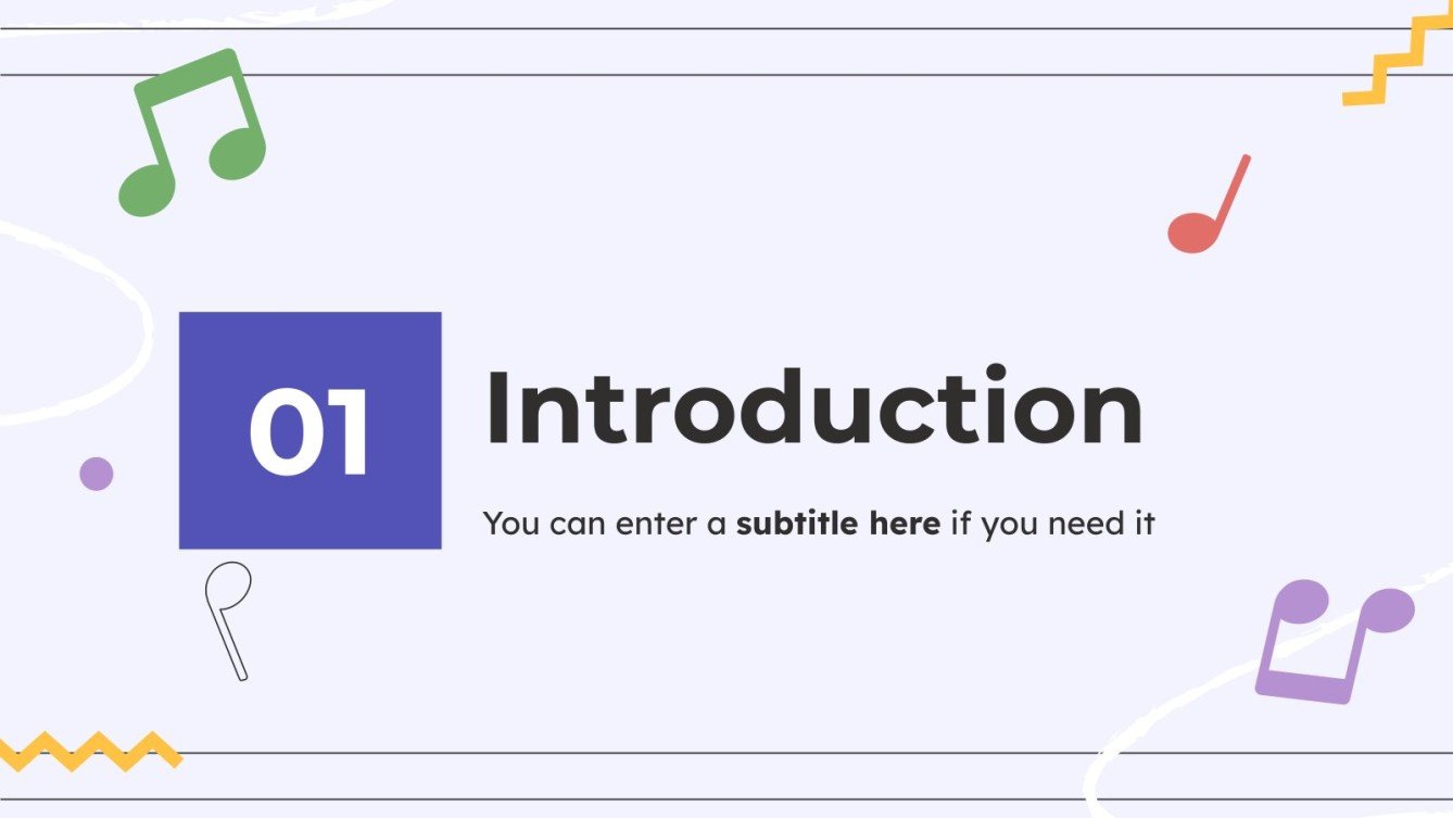 Music Subject: Music Notes | Google Slides & PowerPoint