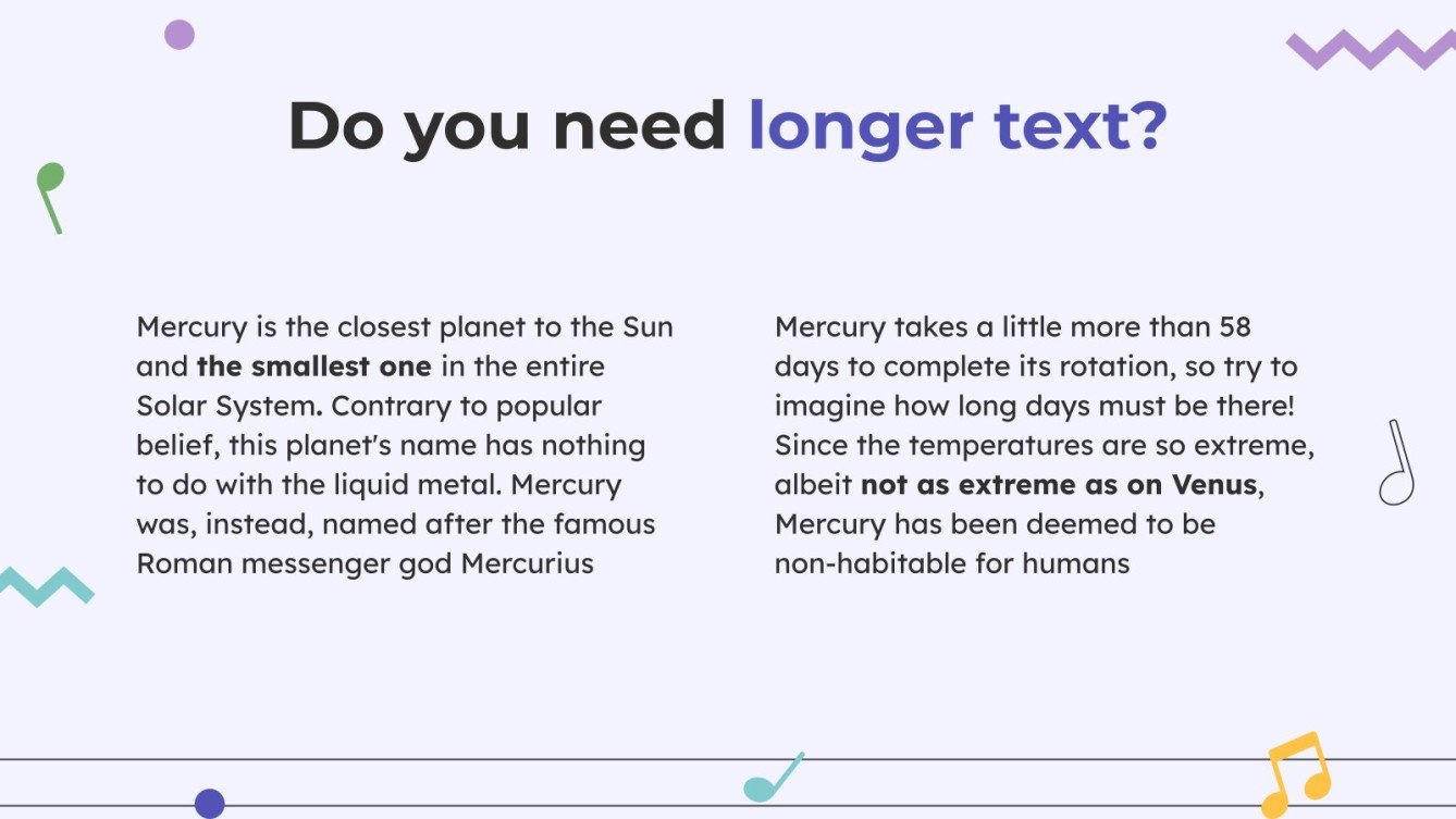 Music Subject: Music Notes | Google Slides & PowerPoint