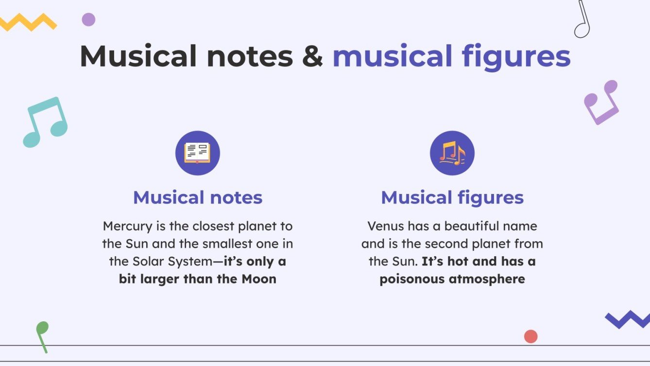 Music Subject: Music Notes | Google Slides & PowerPoint