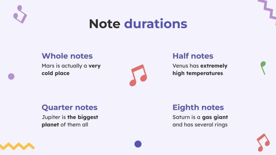 Music Subject: Music Notes | Google Slides & PowerPoint