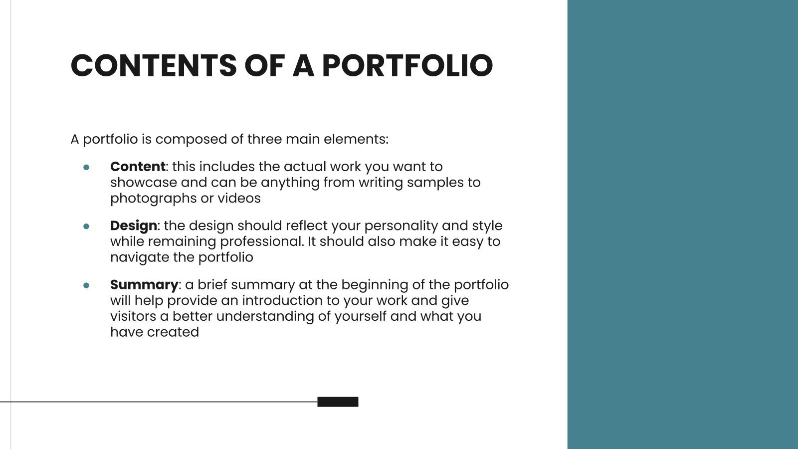 Clean and Neat Style Portfolio | Google Slides & PowerPoint