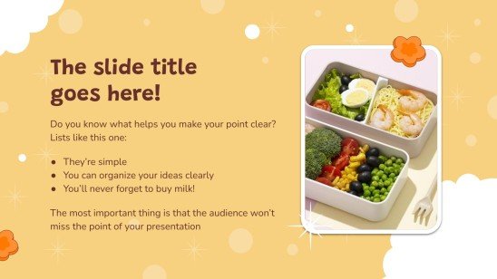 Kawaii Bento Lunchbox Minitheme | Google Slides & PPT