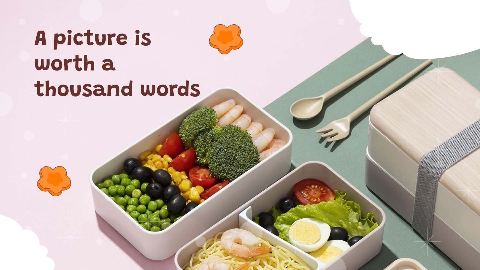 Kawaii Bento Lunchbox Minitheme | Google Slides & PPT