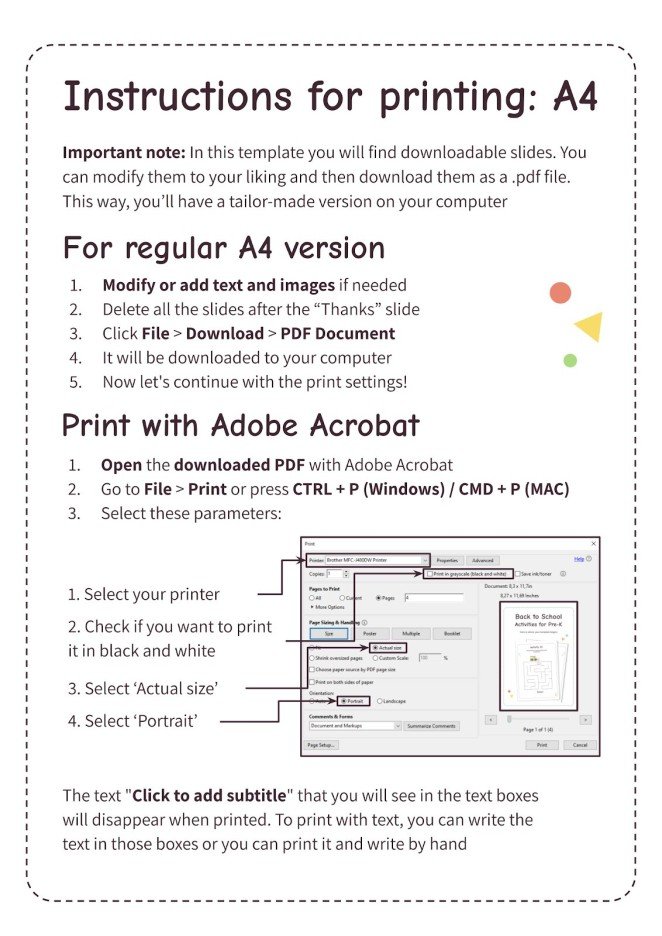 Back to School Activities for Pre-K | Google Slides & PPT