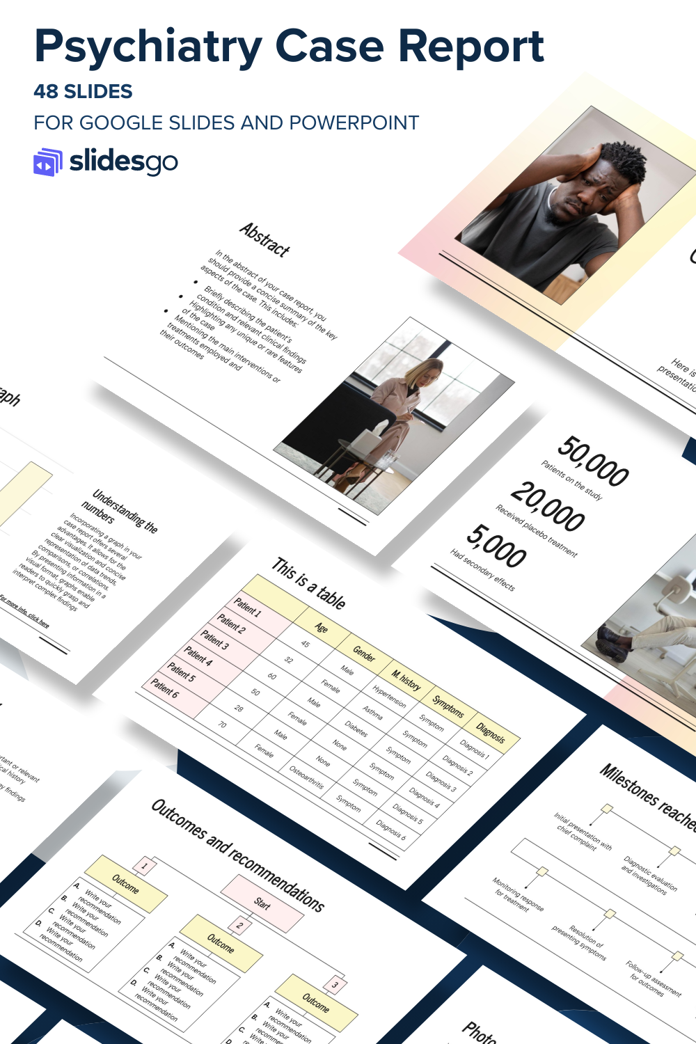 Psychiatry Case Report | Google Slides & PowerPoint