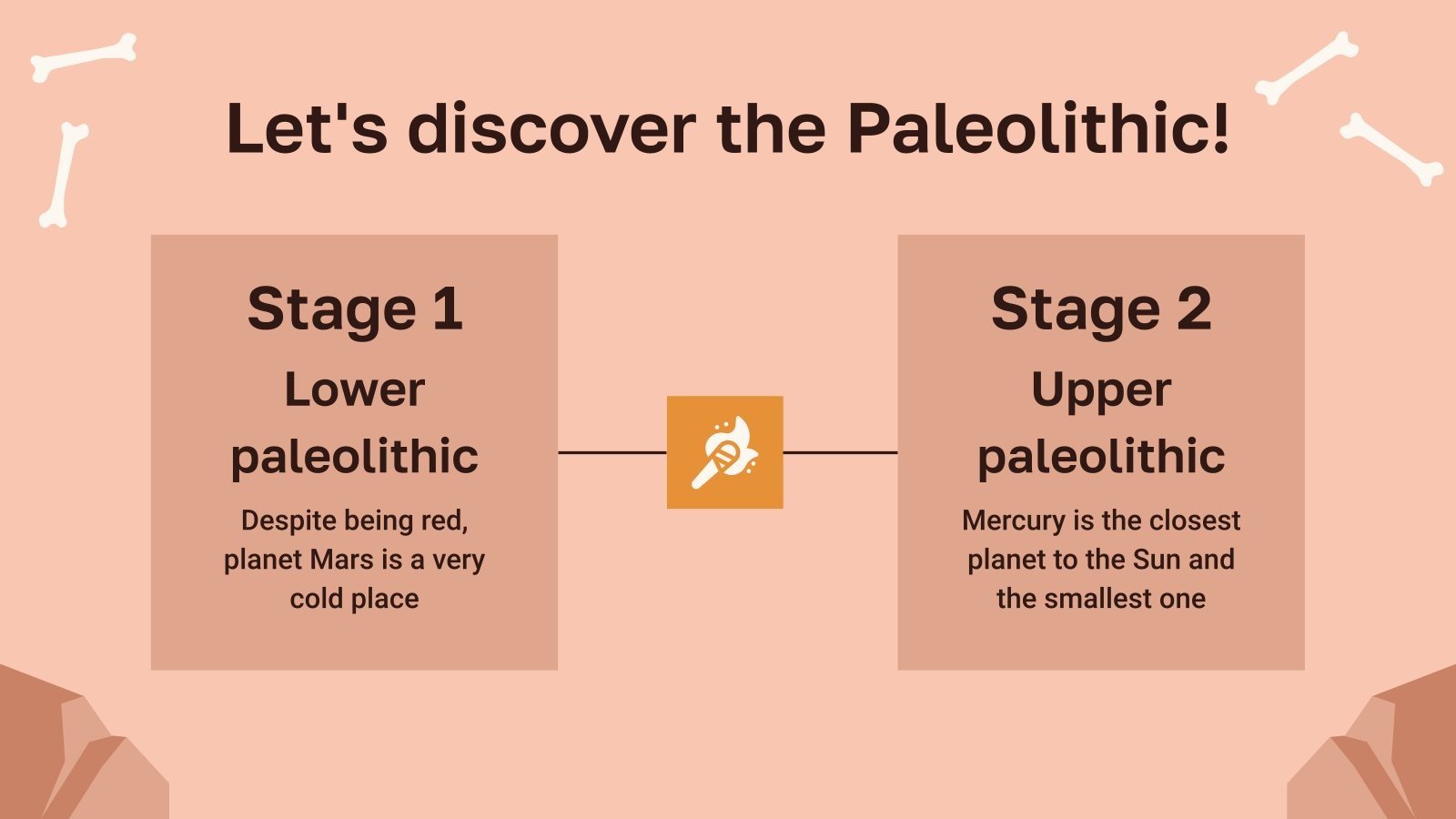Let's Discover the Paleolithic! Infographics | Google Slides