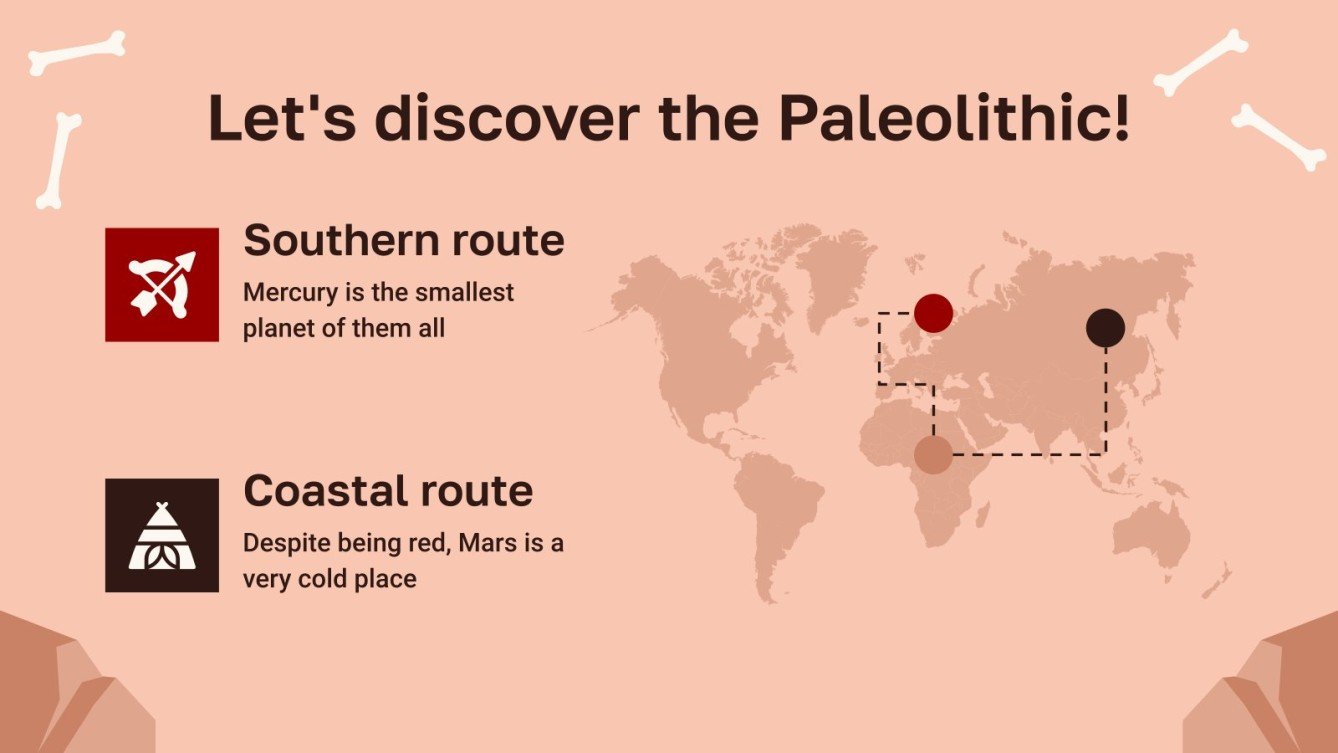 Let's Discover the Paleolithic! Infographics | Google Slides