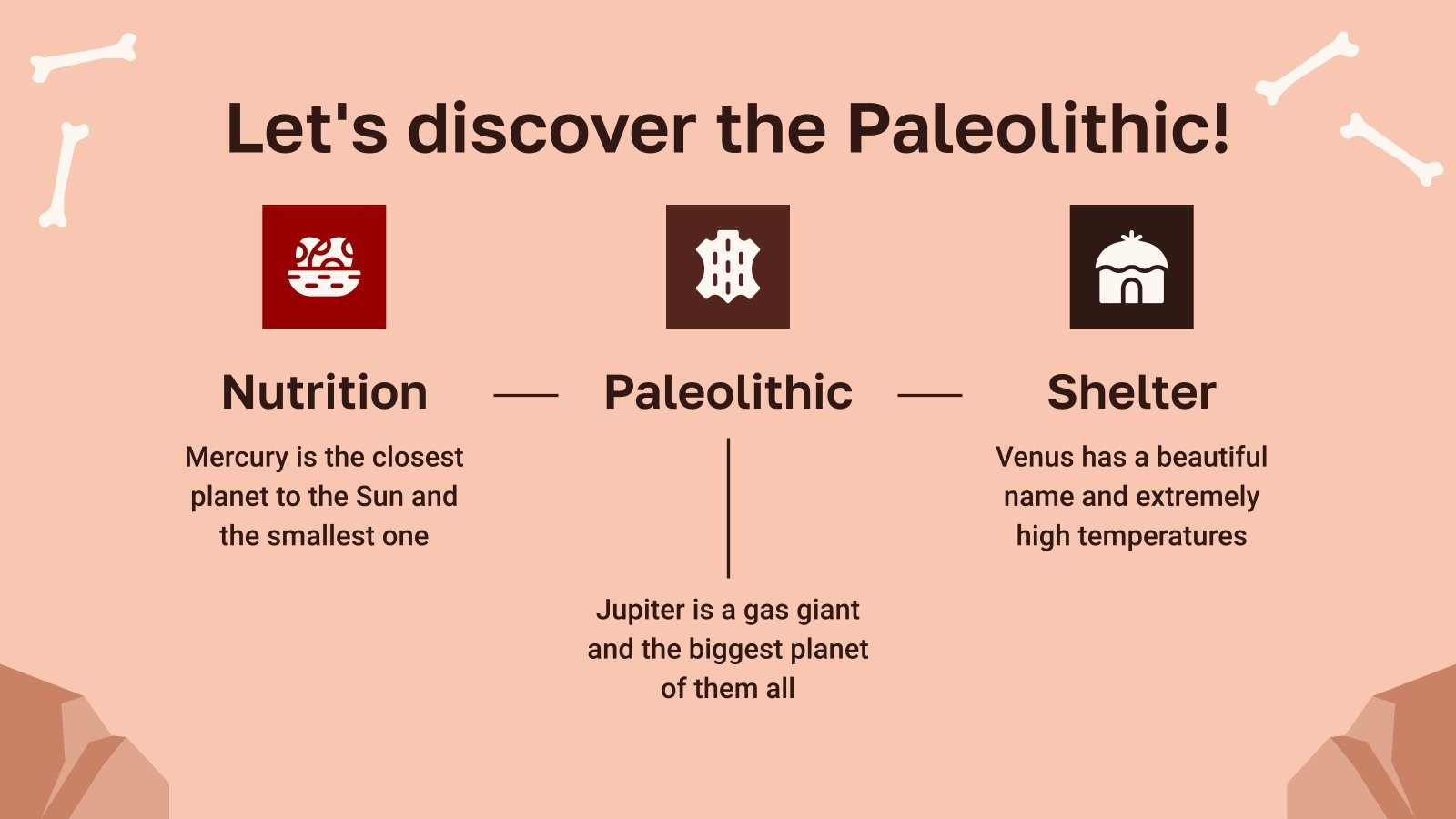 Let's Discover the Paleolithic! Infographics | Google Slides