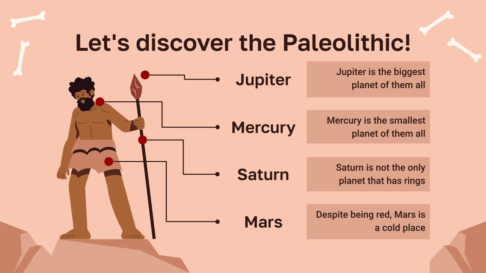 Let's Discover the Paleolithic! Infographics | Google Slides