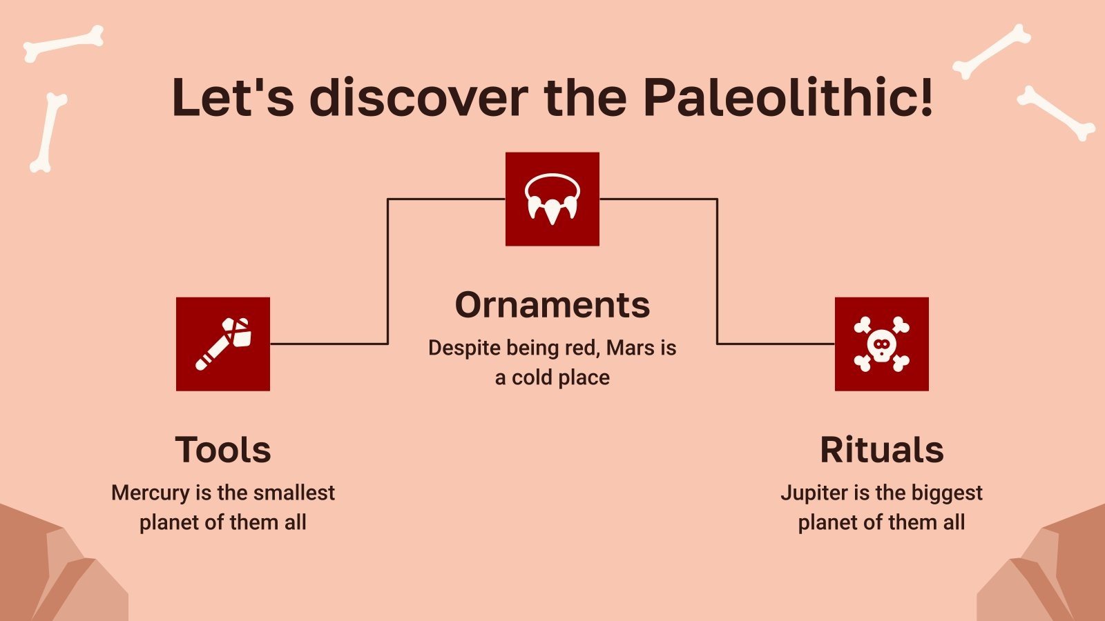 Let's Discover the Paleolithic! Infographics | Google Slides