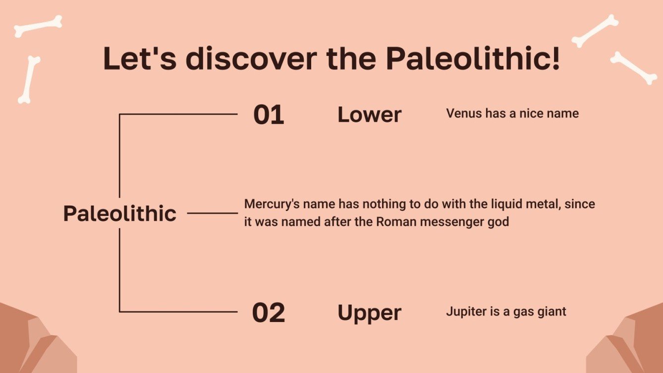 Let's Discover the Paleolithic! Infographics | Google Slides