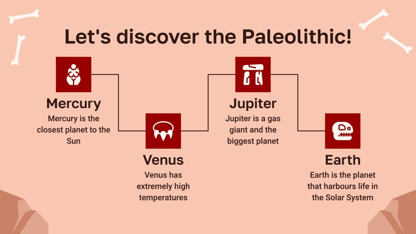 Let's Discover the Paleolithic! Infographics | Google Slides