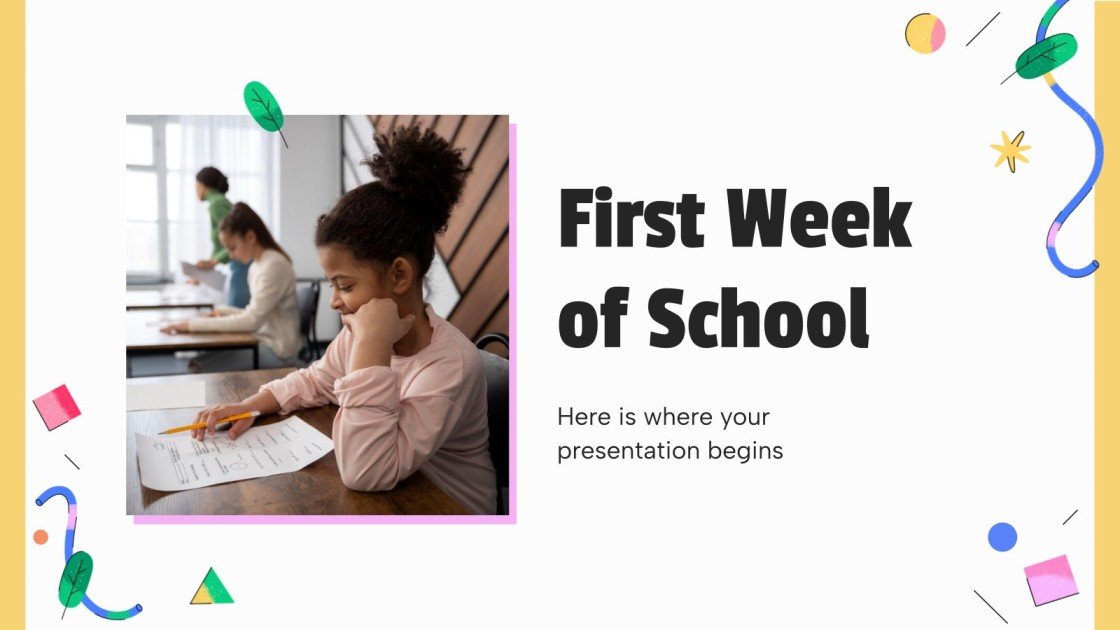First Week of School | Google Slides & PowerPoint template