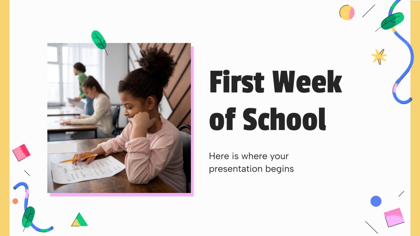 First Week of School | Google Slides & PowerPoint template