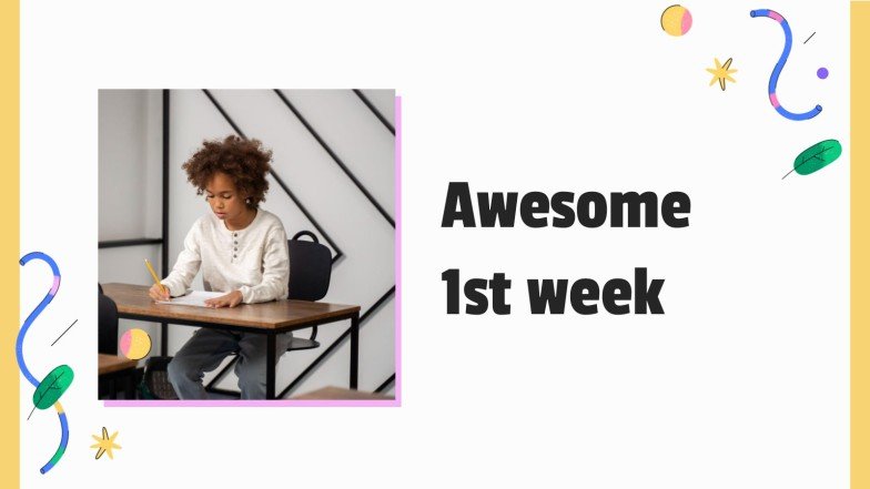 First Week of School | Google Slides & PowerPoint template