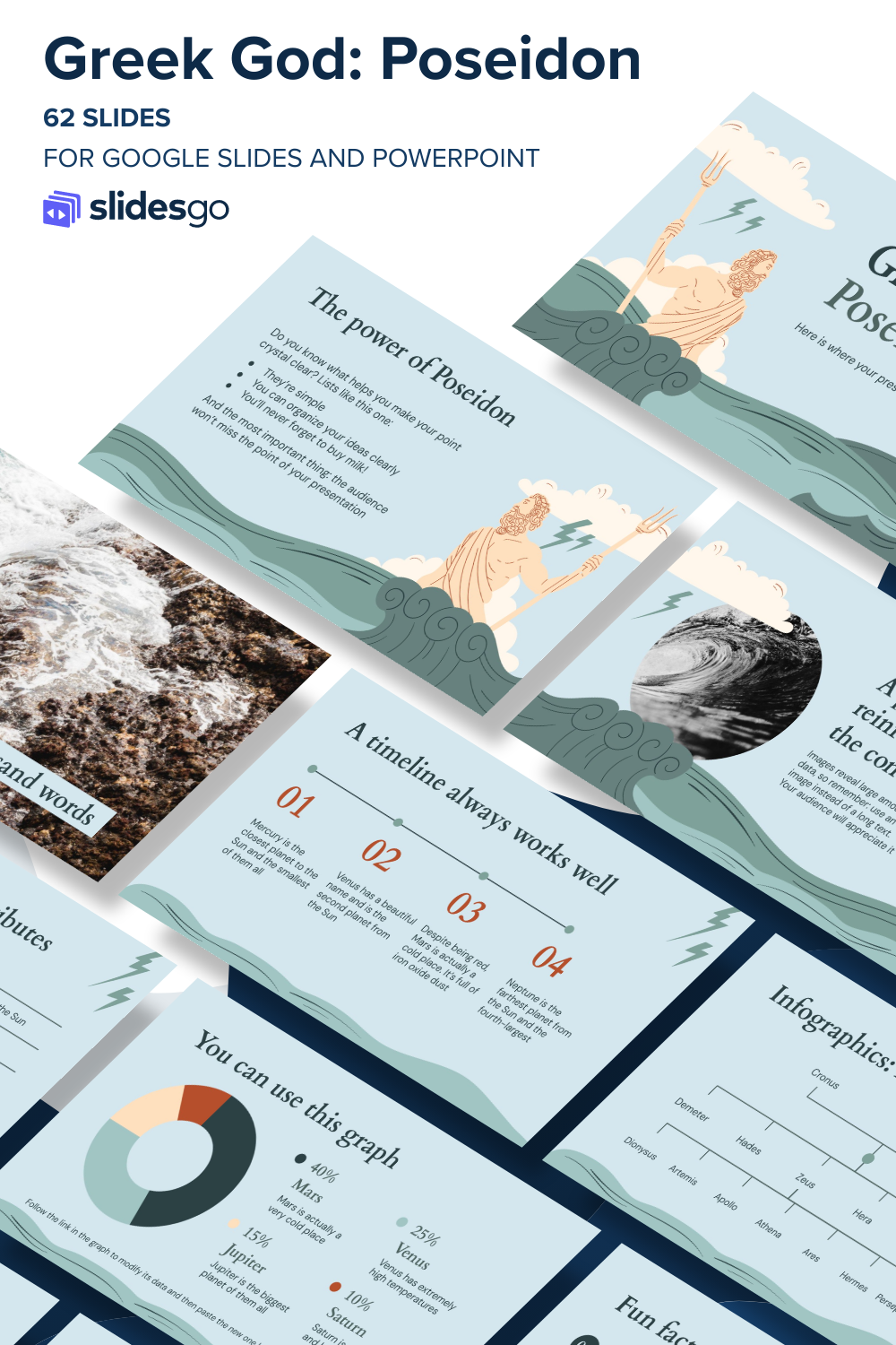 Greek God: Poseidon | Google Slides & PowerPoint