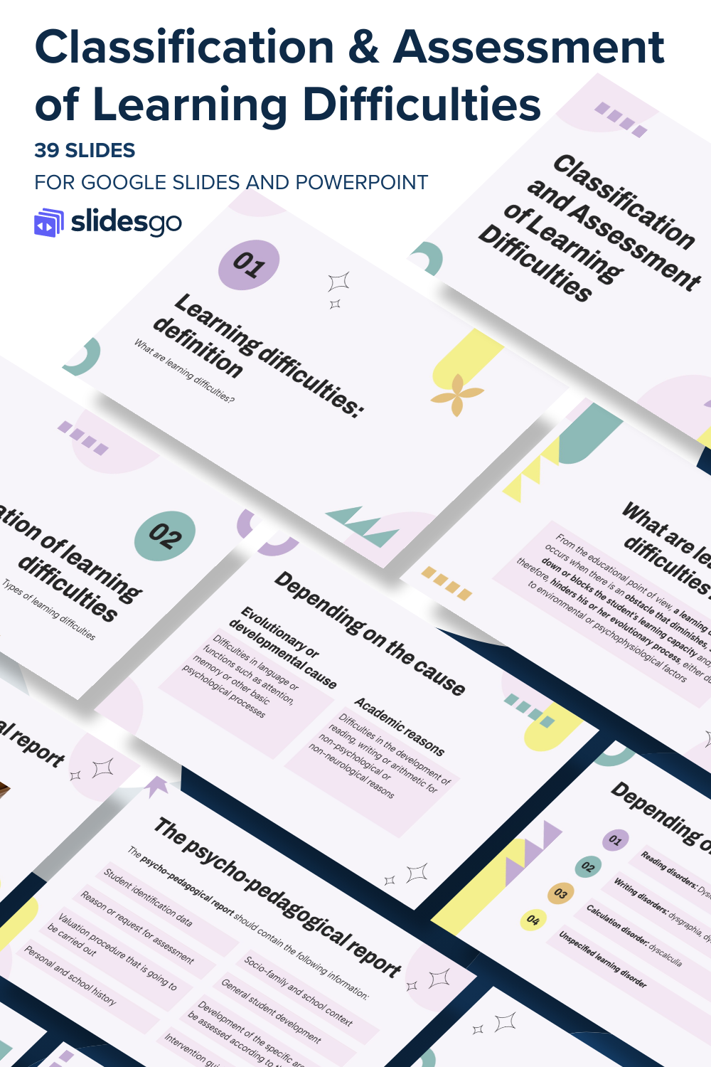 Classification and Assessment of Learning Difficulties