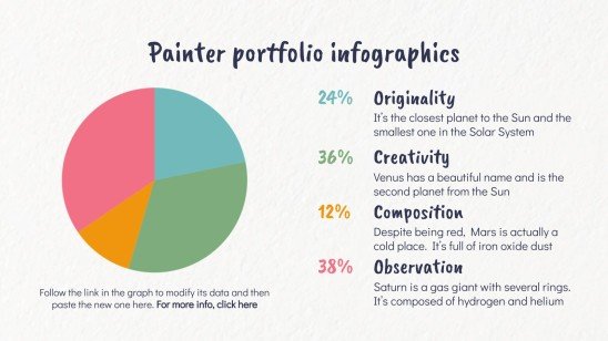 Painter Portfolio Infographics | Google Slides y PPT