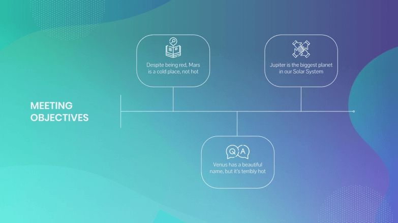 Abstract Business Meeting Google Slides and PPT Template