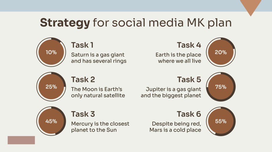 Strategy for Social Media MK Plan Infographics