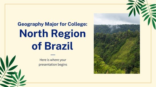Geography Major for College: North Region of Brazil