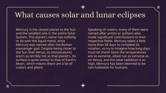 Solar and Lunar Eclipse Theme | Google Slides & PPT