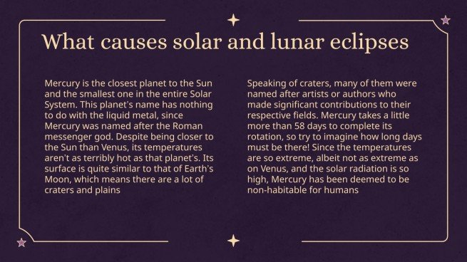 Solar and Lunar Eclipse Theme | Google Slides & PPT