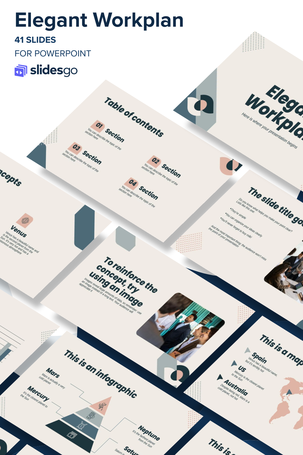 Elegant Workplan | Template for PowerPoint