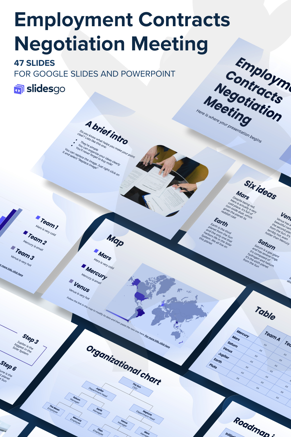 Employment Contracts Negotiation Meeting | Google Slides