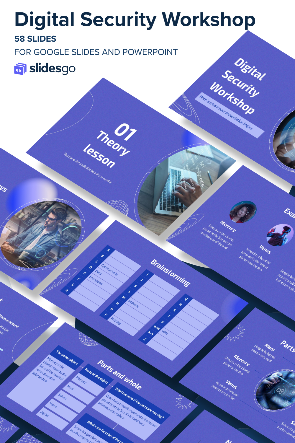 Digital Security Workshop | Google Slides & PowerPoint