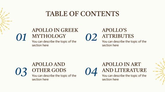 Greek God: Apollo | Google Slides & PowerPoint template