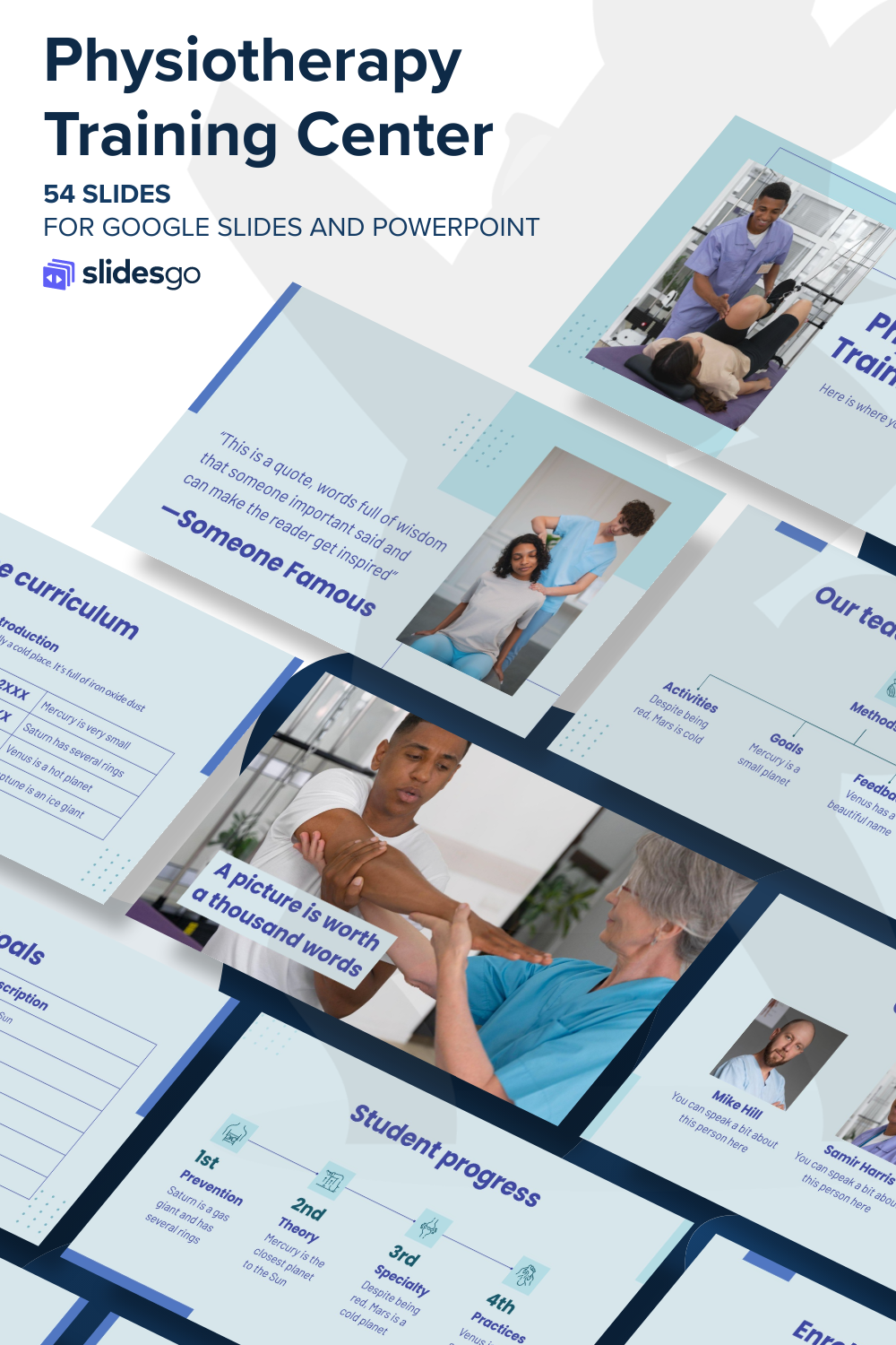 Physiotherapy Training Center | Google Slides & PPT