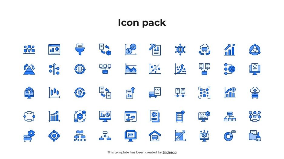 Bright Blue Business Infographics | Google Slides & PPT