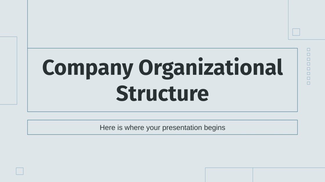 Company Organizational Structure | Google Slides & PPT