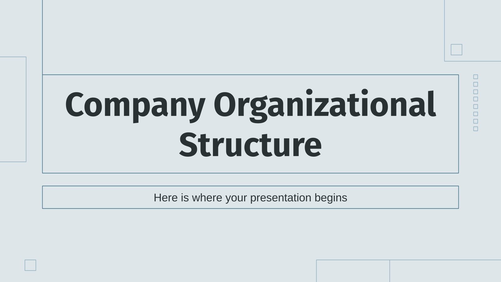 Company Organizational Structure | Google Slides & PPT