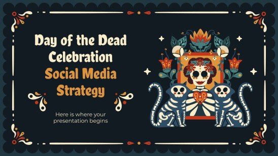 Plantillas gratis del Día de Muertos para Google Slides y PPT