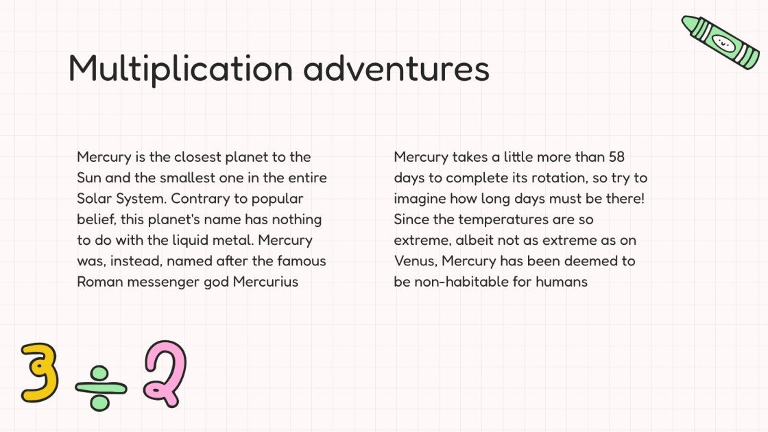 Multiplication and Division Facts - Mathematics - 3rd Grade