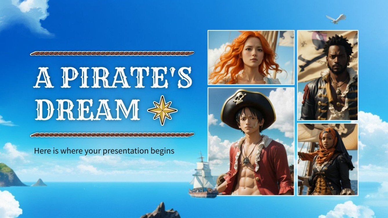 A Pirate's Dream | Google Slides & PowerPoint template