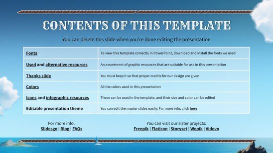 A Pirate's Dream | Google Slides & PowerPoint template