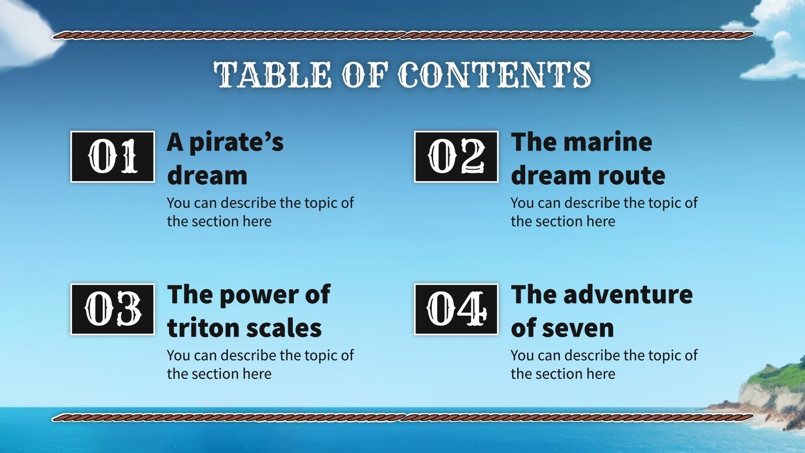 A Pirate's Dream | Google Slides & PowerPoint template