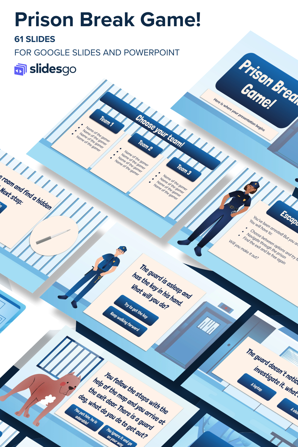 Prison Break Game! | Google Slides & PowerPoint