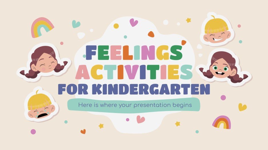 Feelings Activities for Kindergarten | Google Slides & PPT