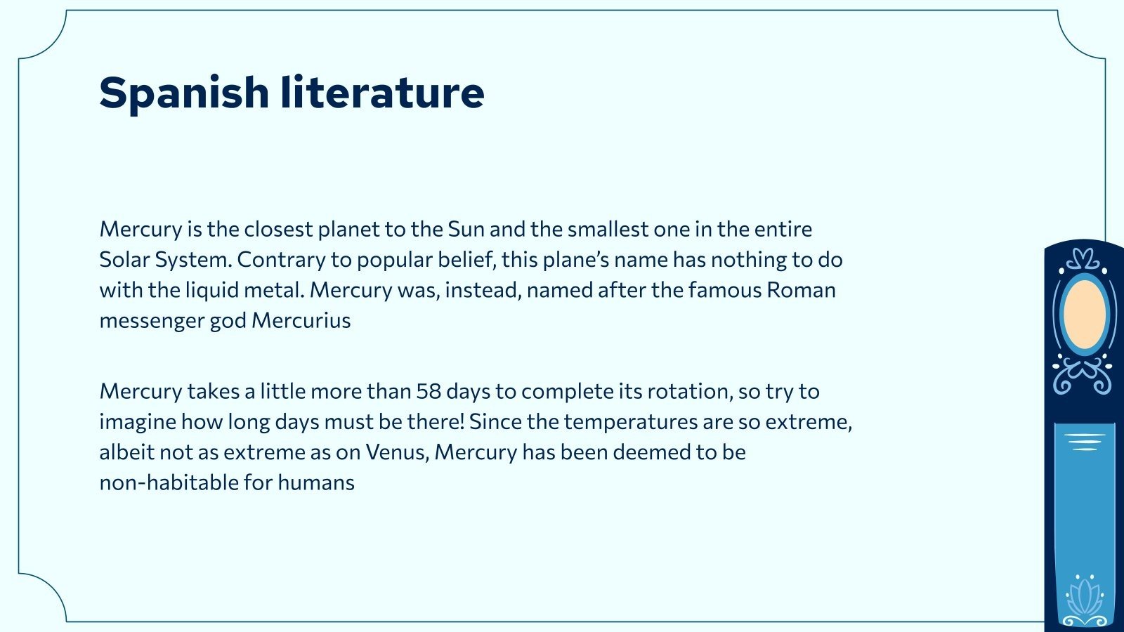 Introduction to Spanish Literature | Google Slides & PPT
