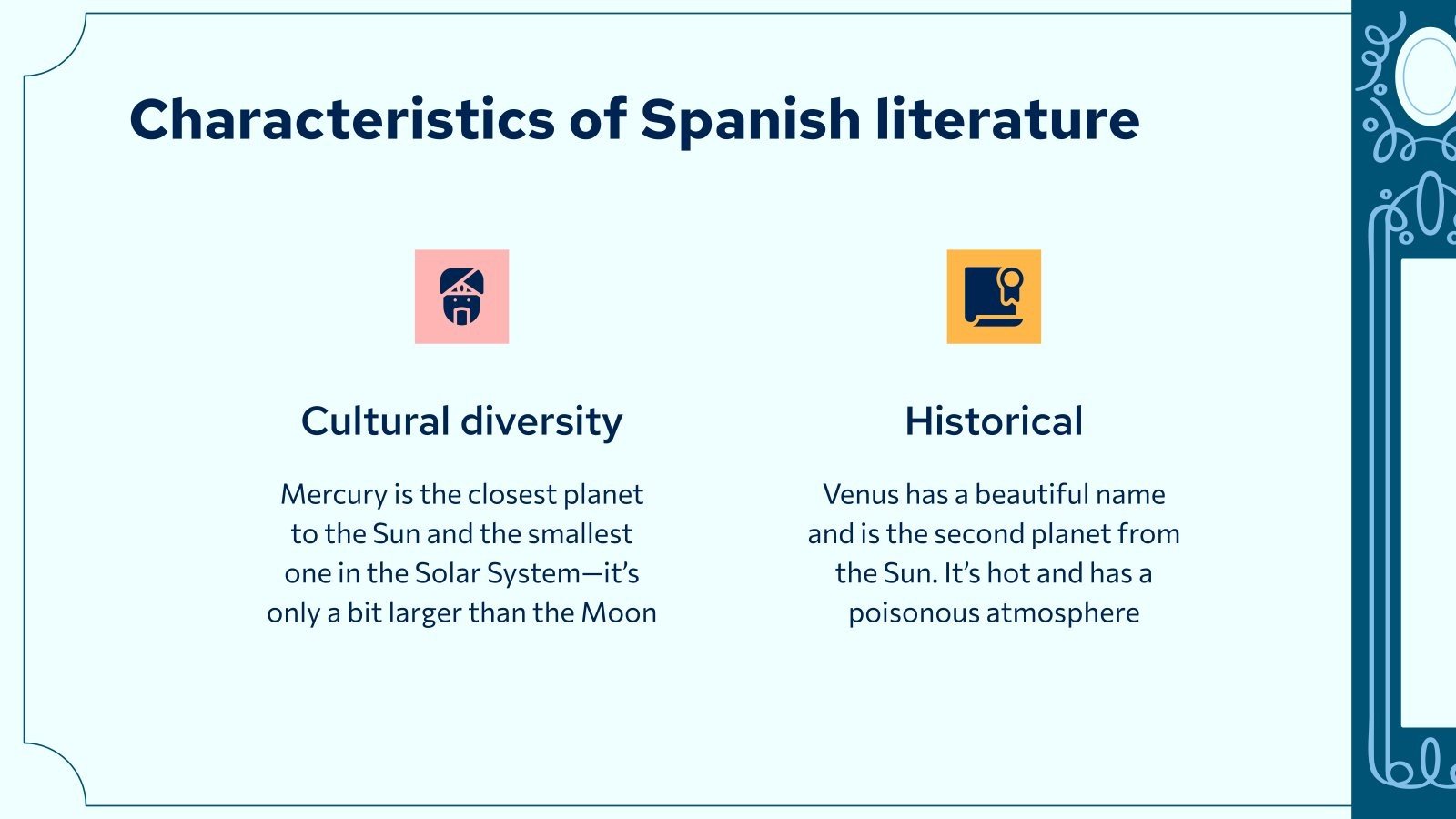 Introduction to Spanish Literature | Google Slides & PPT