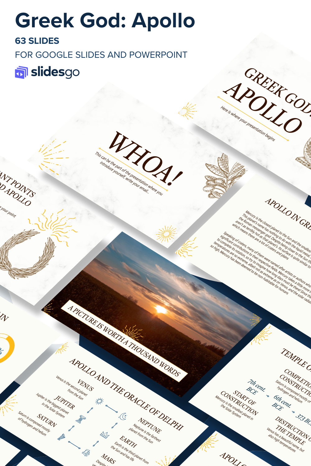 Greek God: Apollo | Google Slides & PowerPoint template