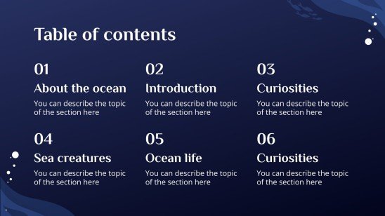 Beautiful Ocean | Google Slides & PowerPoint