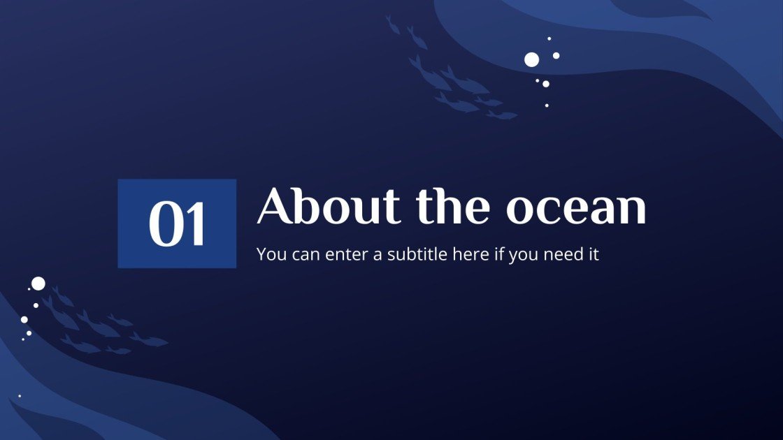 Beautiful Ocean | Google Slides & PowerPoint