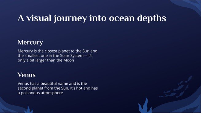Beautiful Ocean | Google Slides & PowerPoint