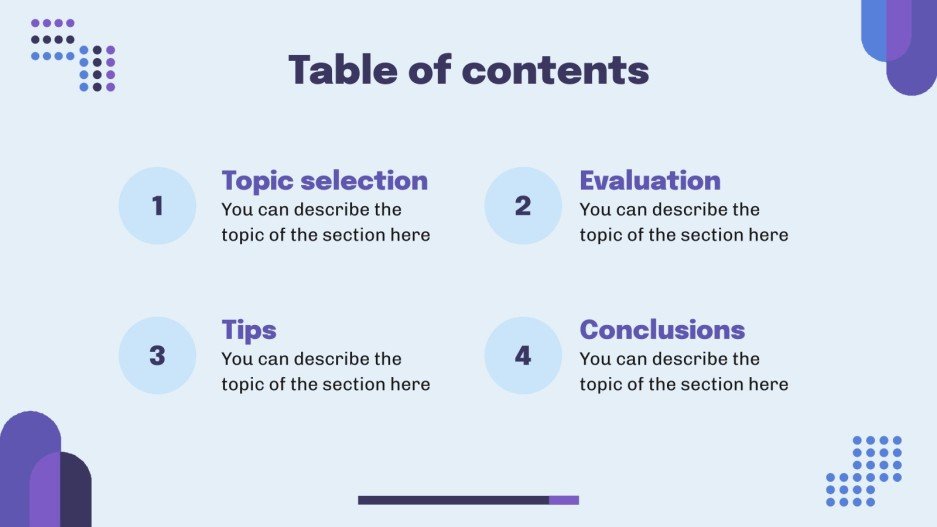 Final Year Project for High School Students | Google Slides